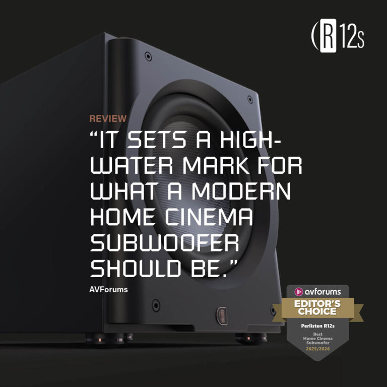 The AVForums Editor’s Choice Awards celebrates the R12s - PERLISTEN® Audio